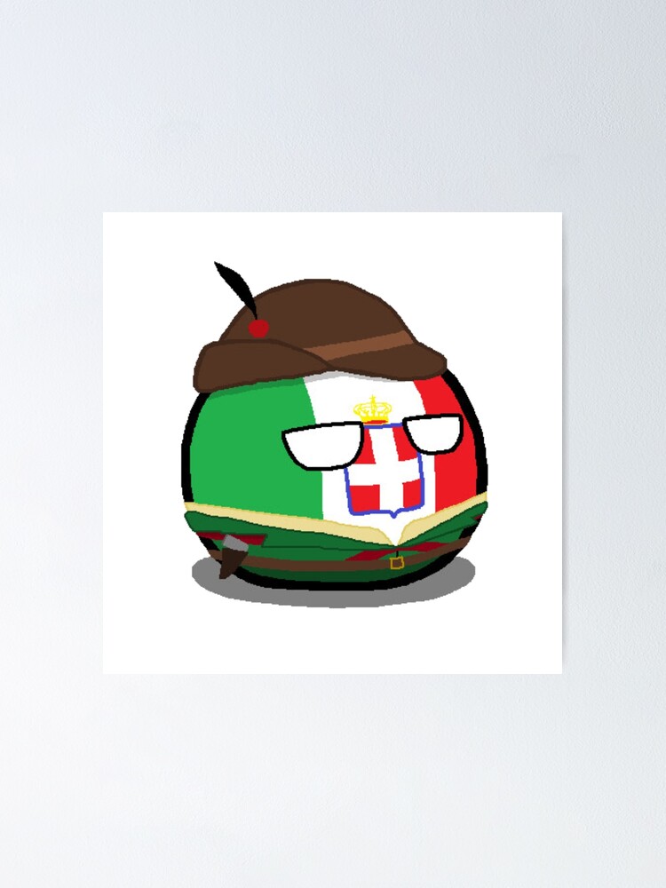 "Italyball (Countryball)" Poster by Countryball | Redbubble