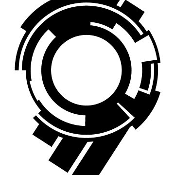 "Section 9 (black print)" Sticker for Sale by ubakaonyechi | Redbubble