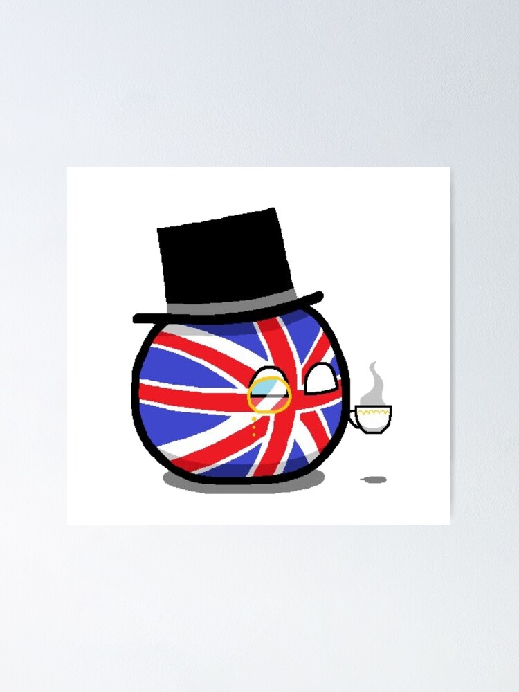 "UKball (Countryball)" Poster by Countryball | Redbubble
