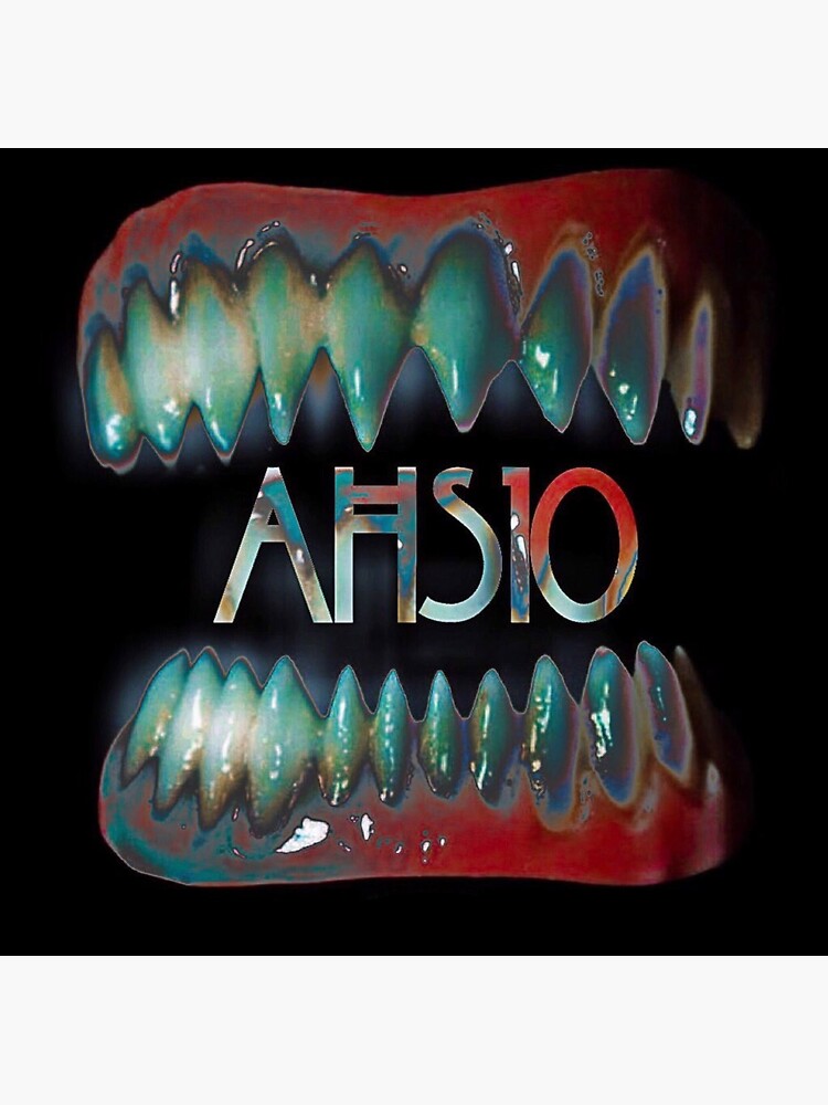 "AHS: 10 SIREN TOOTH INSPIRED LOGO" Sticker by ahs9fx | Redbubble