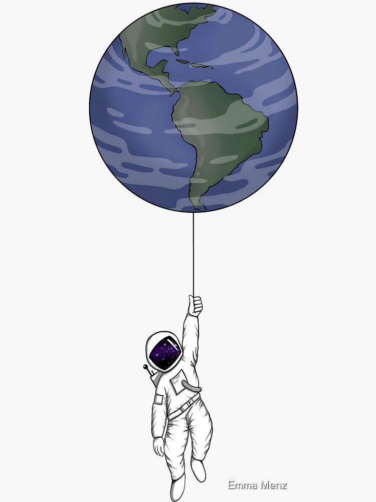 "Float" Sticker by Emma-Menz | Redbubble