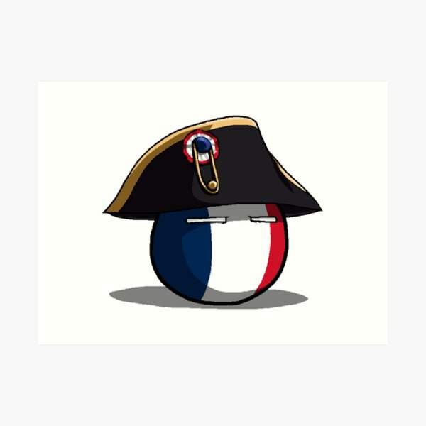"Napoleonic Franceball (Countryball)" Art Print by Countryball | Redbubble