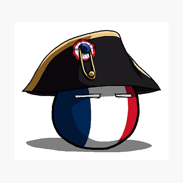"Napoleonic Franceball (Countryball)" Photographic Print by Countryball ...