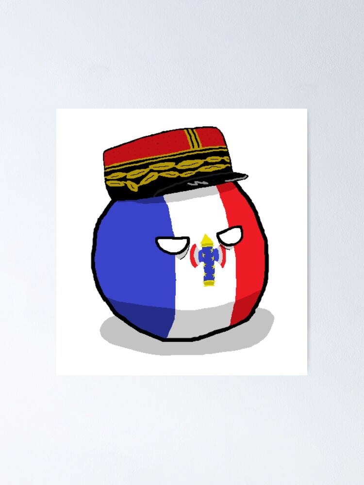 "Vichy Franceball (Countryball)" Poster by Countryball | Redbubble