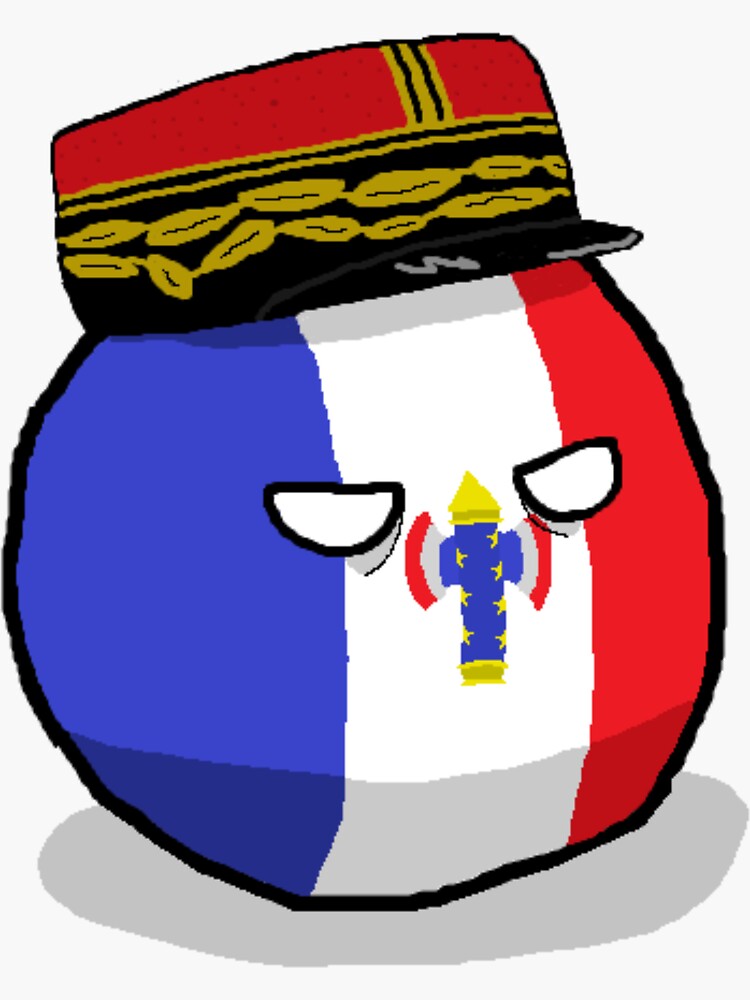 Pegatina «Vichy Franceball (Countryball)» de Countryball | Redbubble