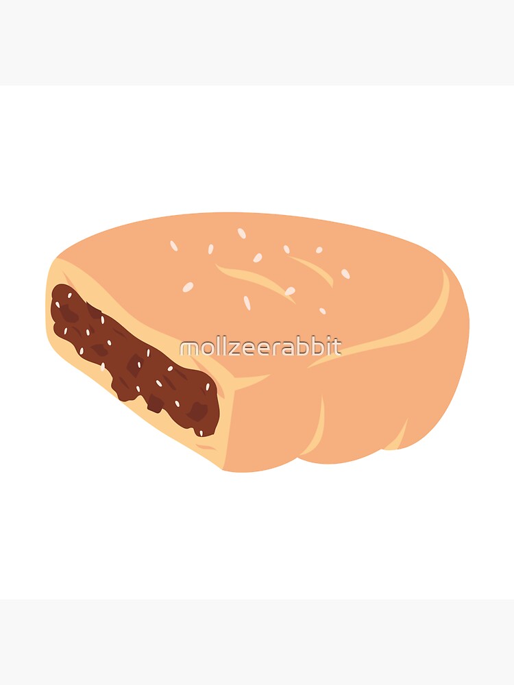 "Korean Hotteok Street Food Pancake" Sticker by mollzeerabbit | Redbubble