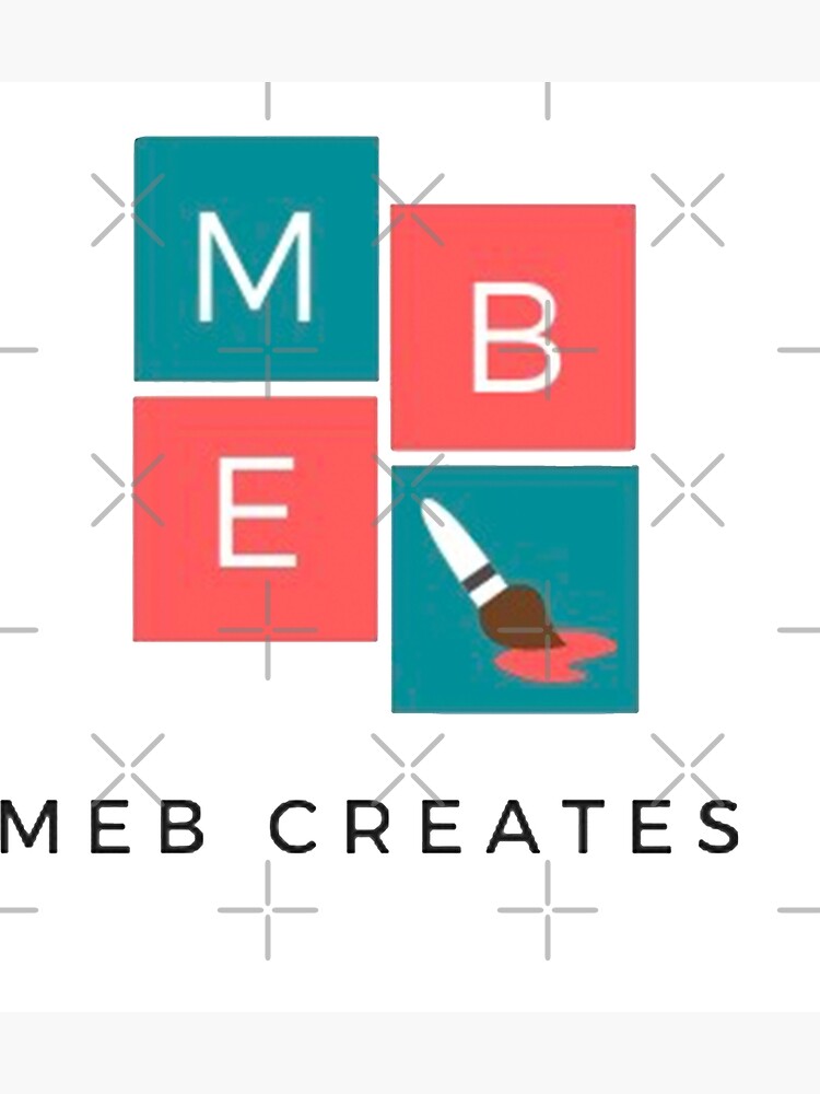 "MEB Creates Logo" Art Print by maryelizabeau | Redbubble