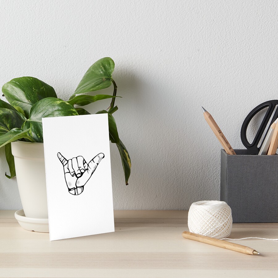 "Cool dude hands symbol " Art Board Print by NicArt91 | Redbubble