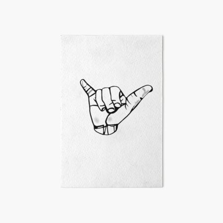 "Cool dude hands symbol " Art Board Print by NicArt91 | Redbubble
