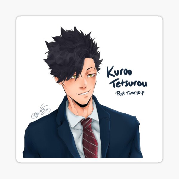 "Timeskip Kuroo Tetsurou" Sticker for Sale by bknomess | Redbubble