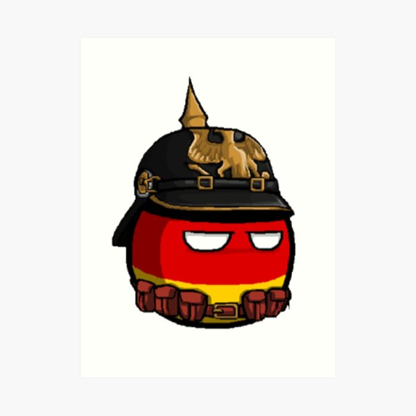 "Germanyball (Countryball)" Art Print for Sale by Countryball | Redbubble