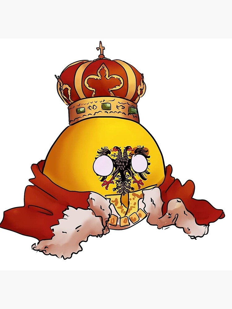 "Holy Roman Empireball (Countryball)" Metal Print for Sale by ...