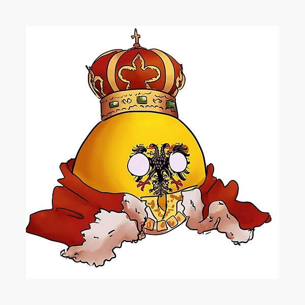 "Holy Roman Empireball (Countryball)" Photographic Print for Sale by ...