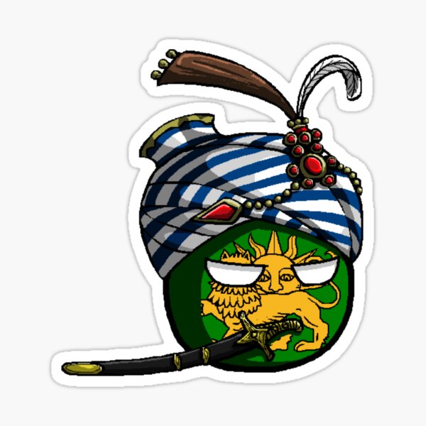 Pegatina con la obra «Persiaball (Countryball)» de Countryball | Redbubble