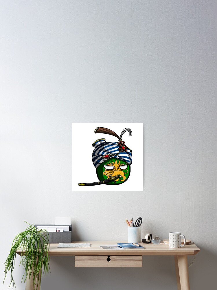 "Persiaball (Countryball)" Poster by Countryball | Redbubble