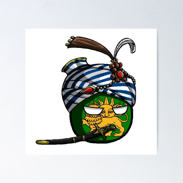 "Persiaball (Countryball)" Poster by Countryball | Redbubble