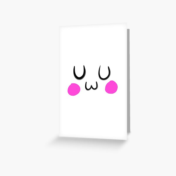 "UwU Hand Drawn Face Meme" Greeting Card for Sale by BGCollections ...