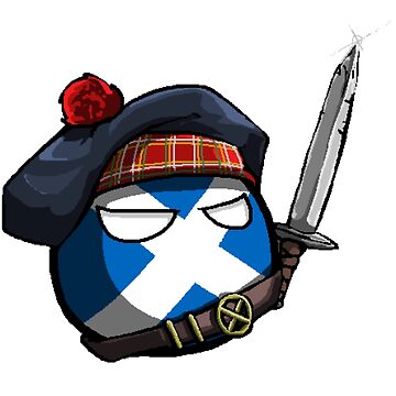 "Scotlandball (Countryball)" Sticker by Countryball | Redbubble