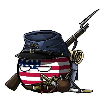 "USAball (Countryball)" Sticker by Countryball | Redbubble