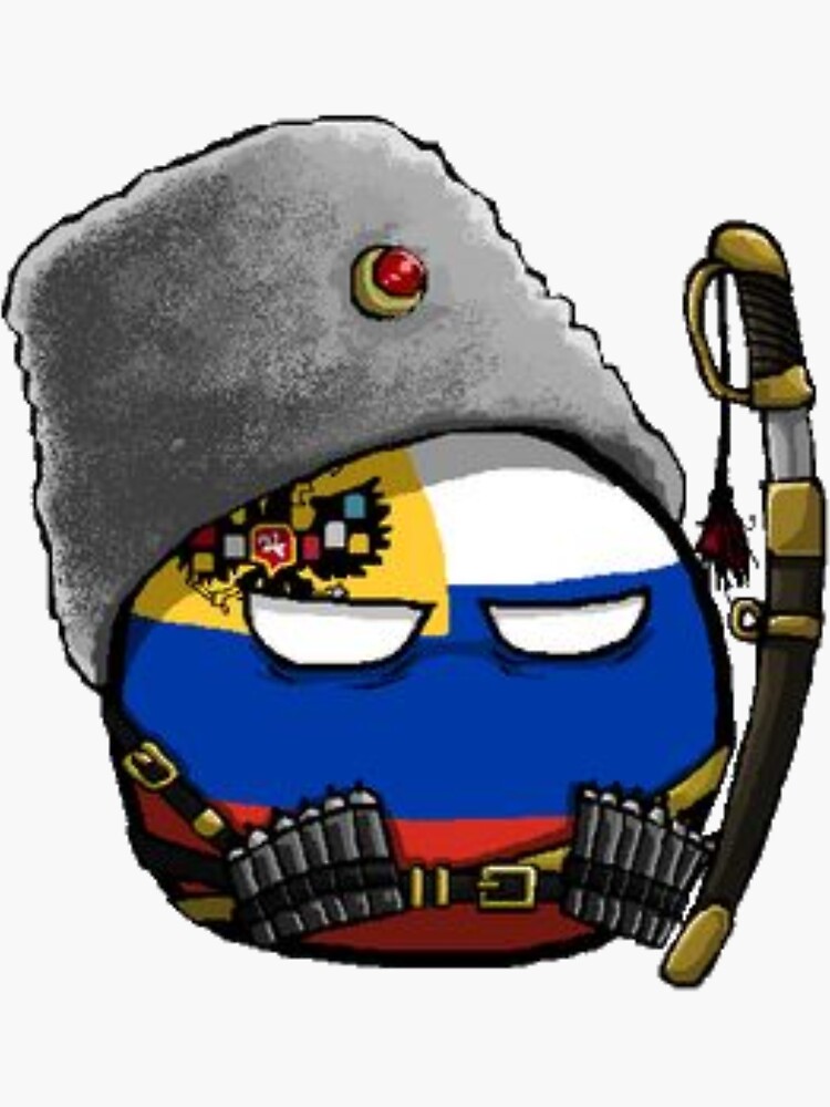 Pegatina «Empireball ruso (Countryball)» de Countryball | Redbubble
