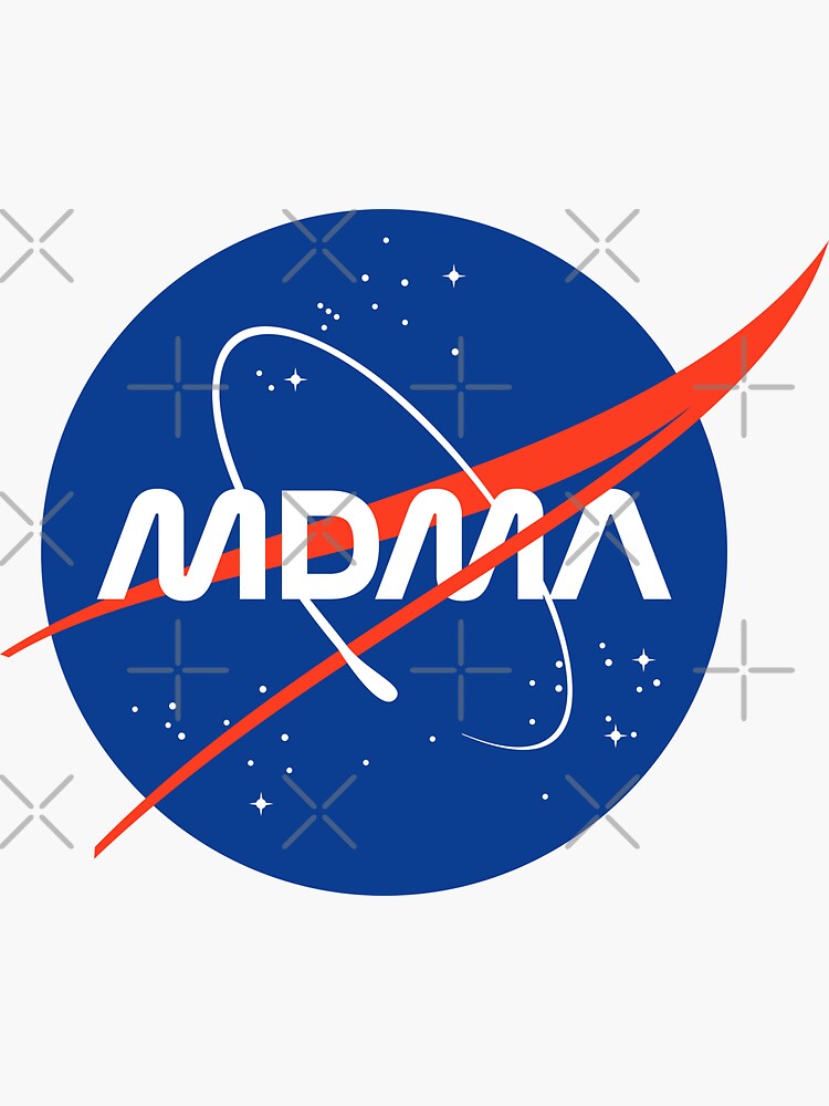 Sticker « NASA MDMA », par Hexxagram | Redbubble