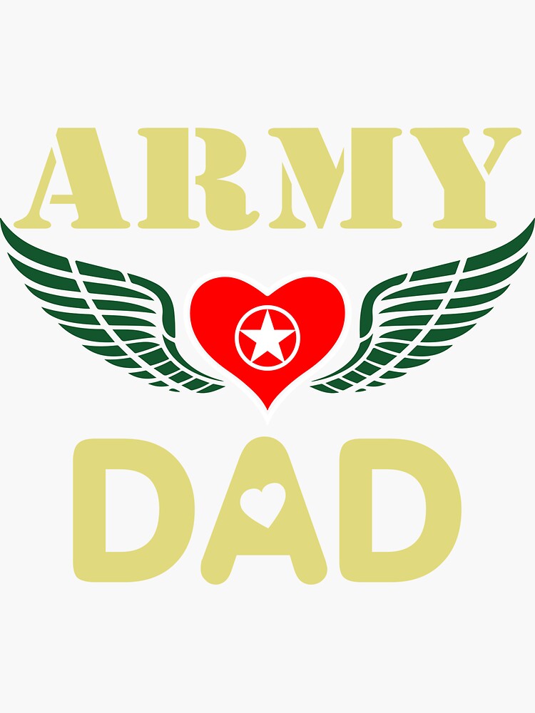 "Army DAD" Sticker for Sale by tahadaddi | Redbubble