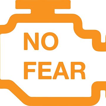 "Check Engine Light" Sticker for Sale by AutoStickers | Redbubble