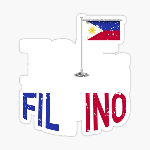 "Funny Retro Vintage Filipino Pinoy " Sticker for Sale by jcorres ...