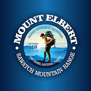 "Mount Elbert (C)" Sticker for Sale by curranmorgan | Redbubble