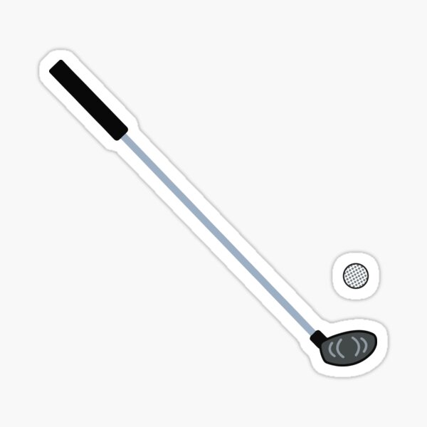 "Pink Golf Ball and Club" Sticker for Sale by cmd-art | Redbubble