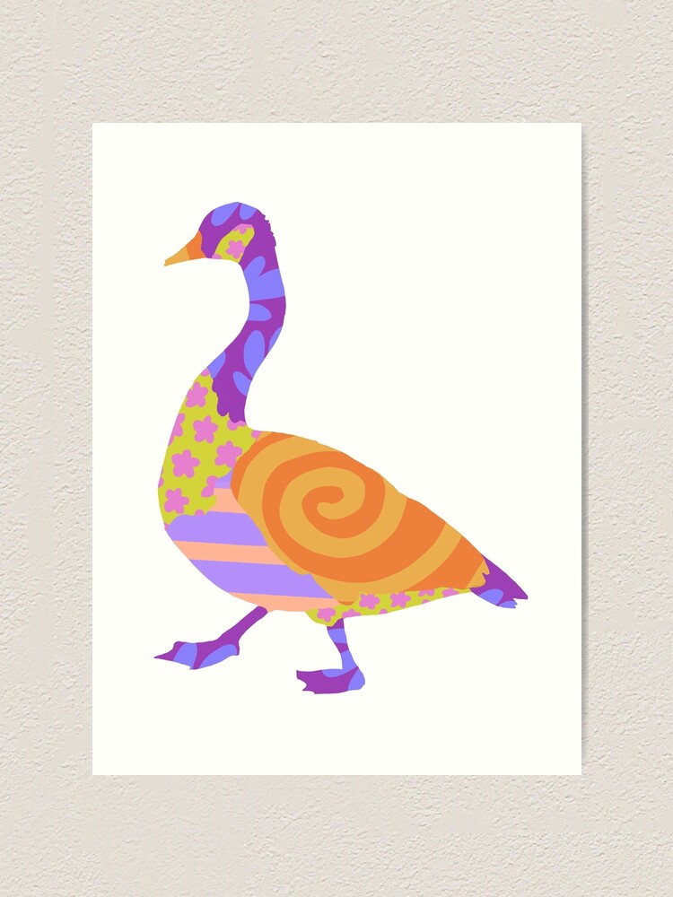"funky goose" Art Print for Sale by daisysts | Redbubble