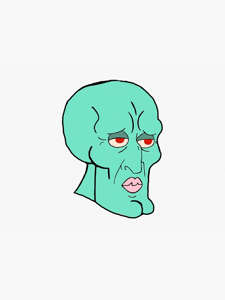 "Squidwards" Sticker by Tillybobs | Redbubble
