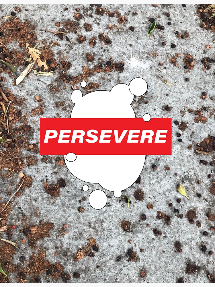 "Persevere Series 003" Sticker by Sbvart-Studios | Redbubble
