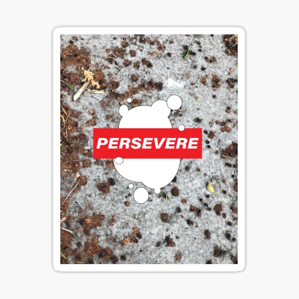 "Persevere Series 003" Sticker by Sbvart-Studios | Redbubble