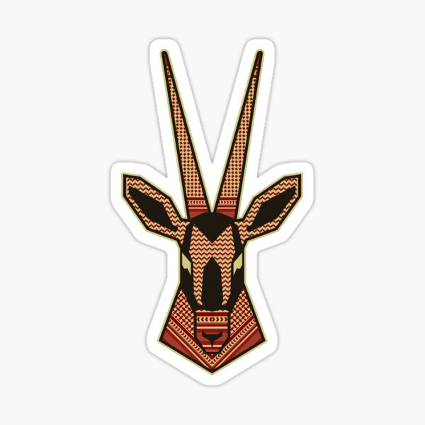 "Oryx" Sticker for Sale by Daribo | Redbubble