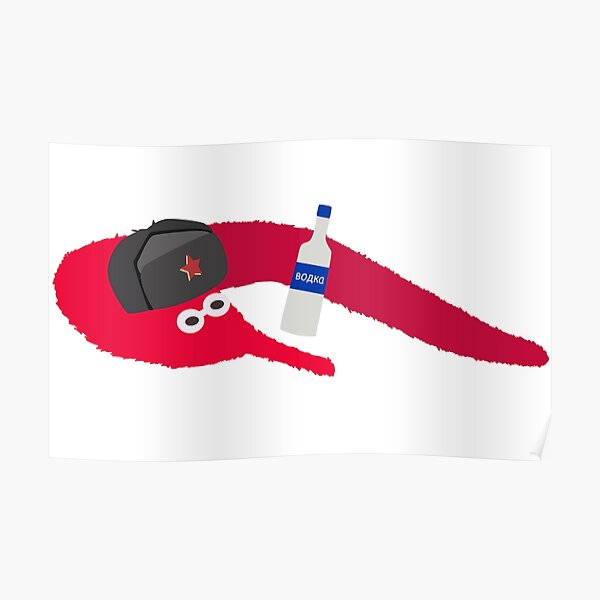 "Russian Worm On A String" Poster for Sale by WebApparel | Redbubble