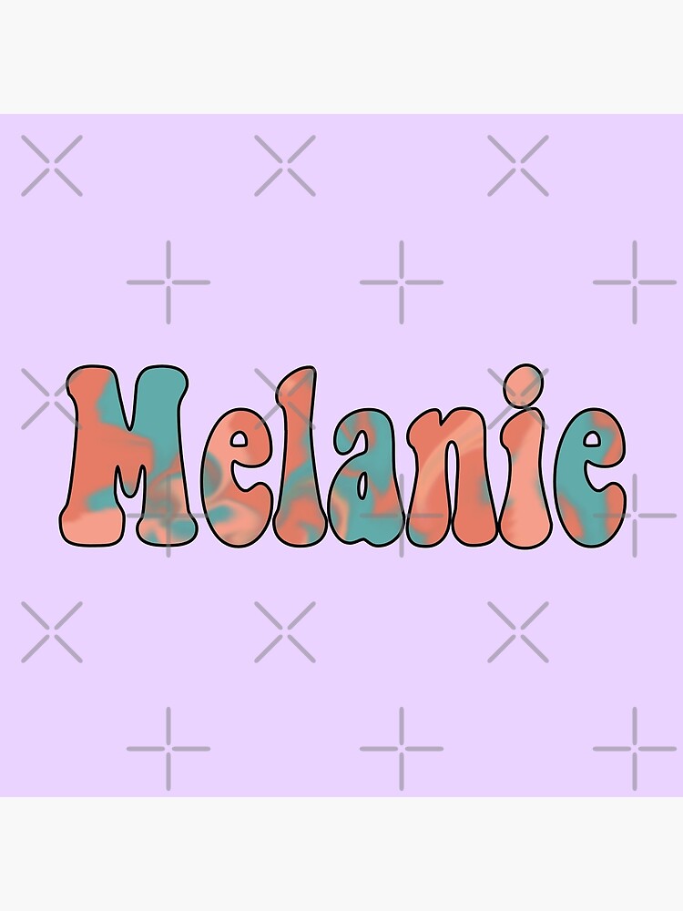 "Melanie Name" Art Board Print for Sale by designsbyad | Redbubble