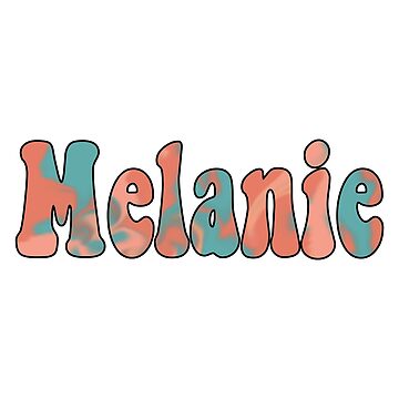 "Melanie Name" Art Board Print for Sale by designsbyad | Redbubble