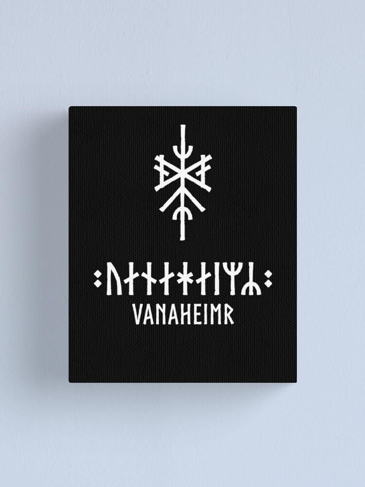 "Wikinger binden Rune Vanaheim" Leinwanddruck von Helgi-chris | Redbubble