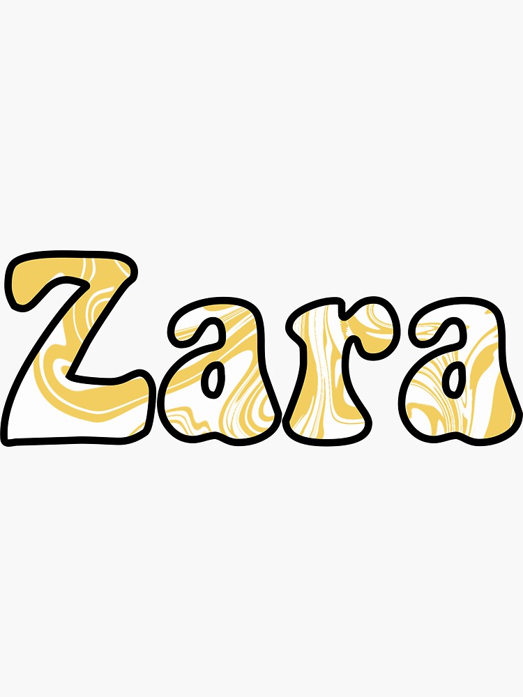 "Custom Zara Design " Sticker for Sale by Kyrostickers | Redbubble