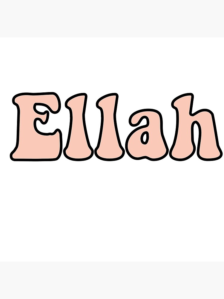 "Custom Ellah Design" Greeting Card for Sale by Kyrostickers | Redbubble