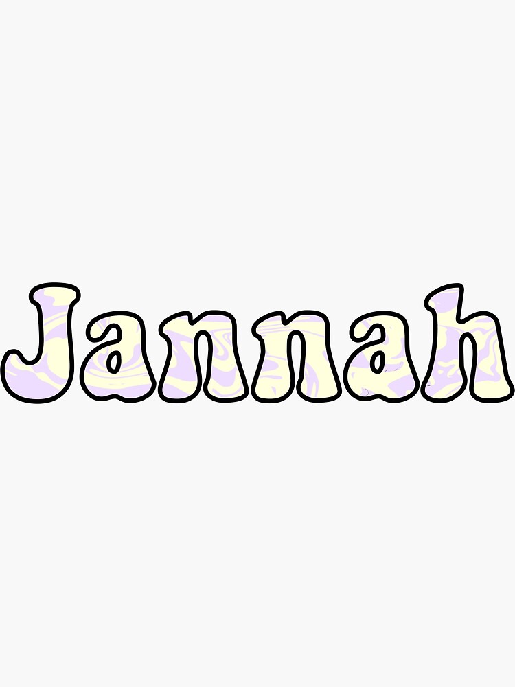"Custom Jannah Design" Sticker by Kyrostickers | Redbubble