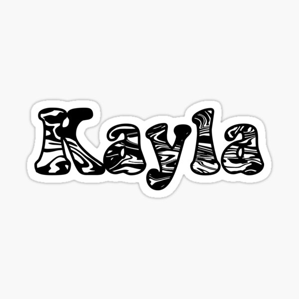 "Custom Kayla Design" Sticker for Sale by Kyrostickers | Redbubble