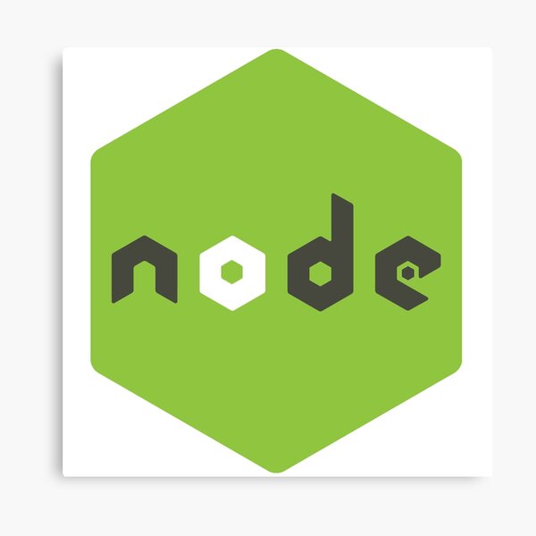 "Node.js Logo" Canvas Print for Sale by th1341 | Redbubble
