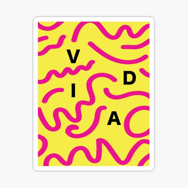 "VIDA" Sticker for Sale by emescobar | Redbubble