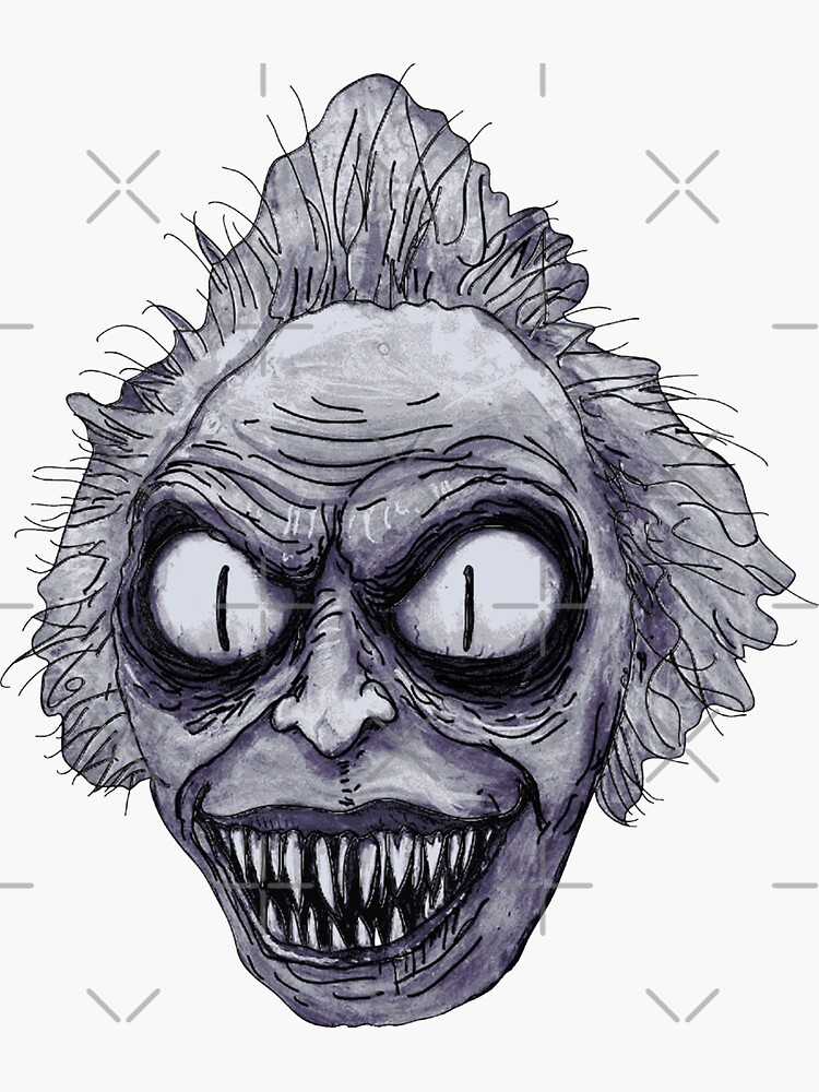 "halloween clown face" Sticker for Sale by art-master1 | Redbubble