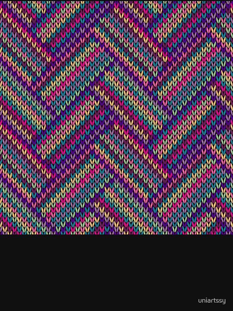 "Colorful Zig Zag Pattern" T-shirt for Sale by uniartssy | Redbubble ...