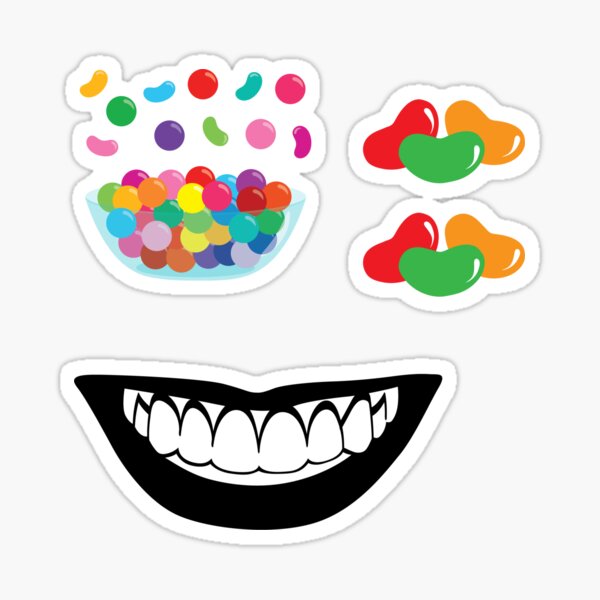 "Smiley Bean | Rainbow" Sticker by SerendipityNow | Redbubble