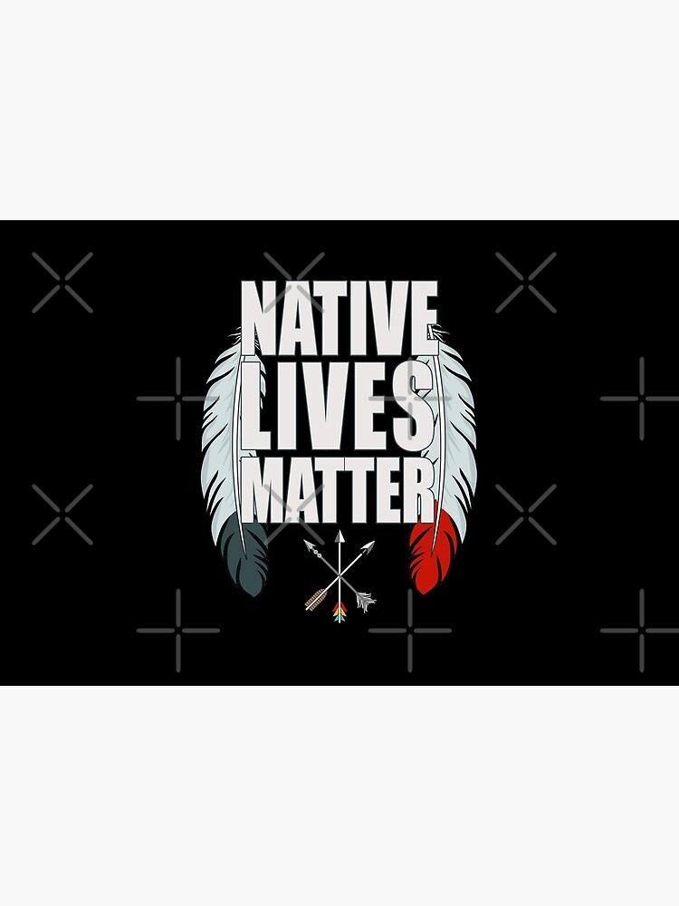 "Native Lives Matter" Mask for Sale by CarrieTDesigns | Redbubble