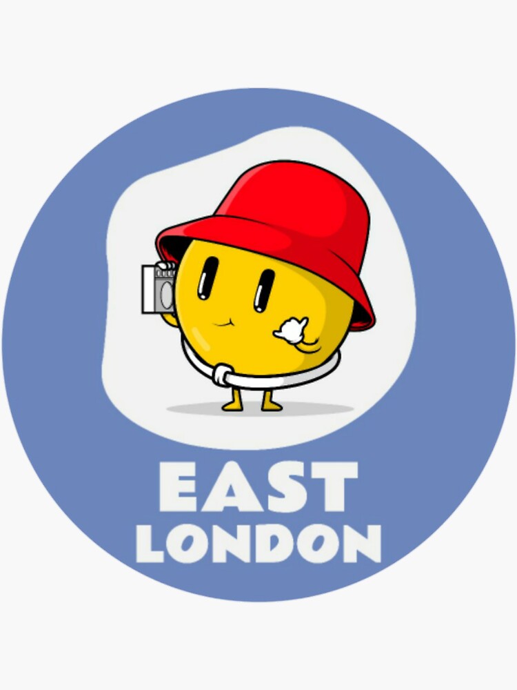 "East London Graphic Design" Sticker for Sale by SultanMeraki | Redbubble